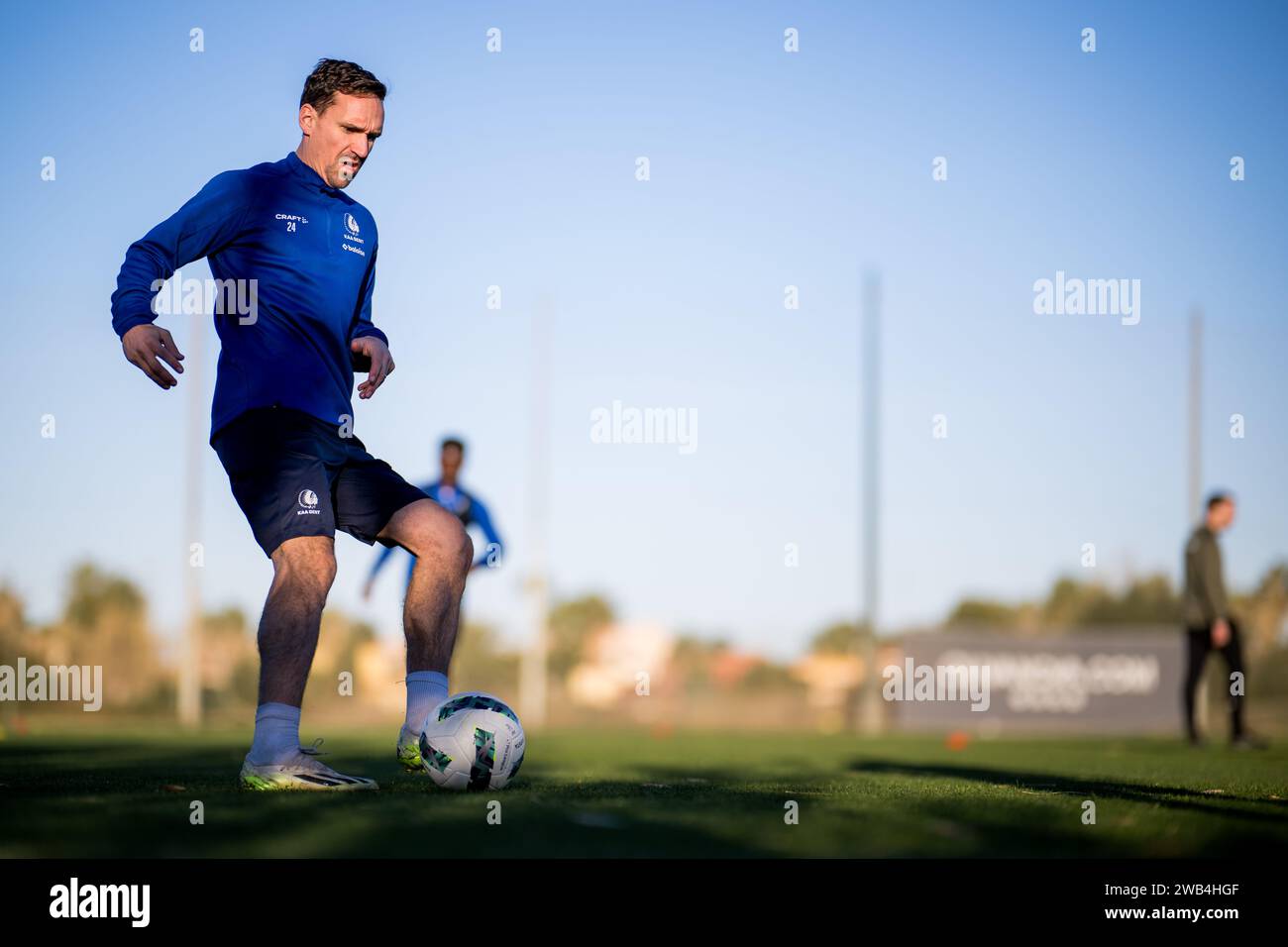 Oliva, Spain. 08th Jan, 2024. Gent's Sven Kums pictured during the ...