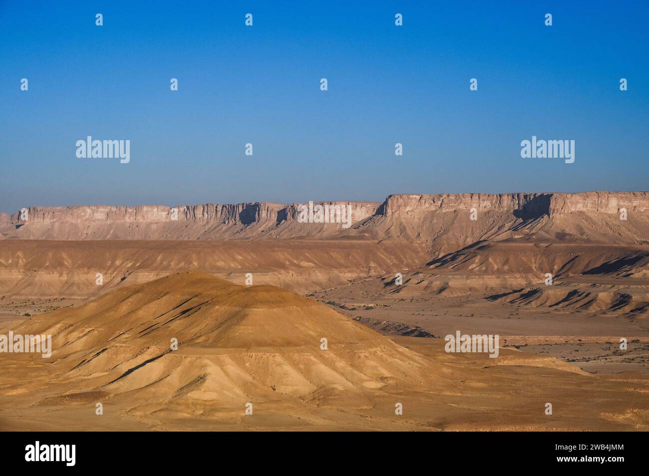 Landscapes during the Stage 3 of the Dakar 2024 on January 8, 2024 ...