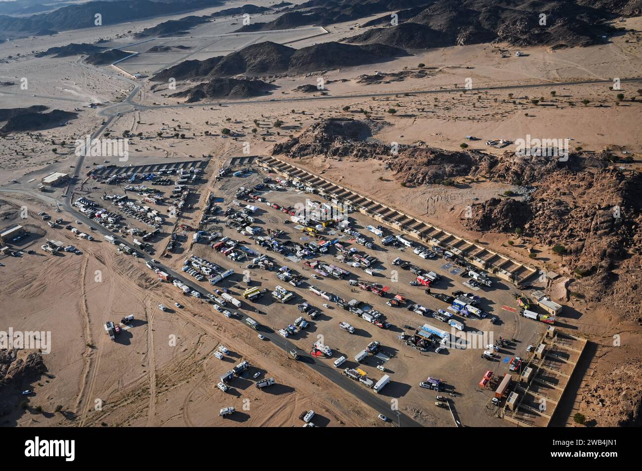 The ASS Assistance during the Stage 3 of the Dakar 2024 on January 8 ...