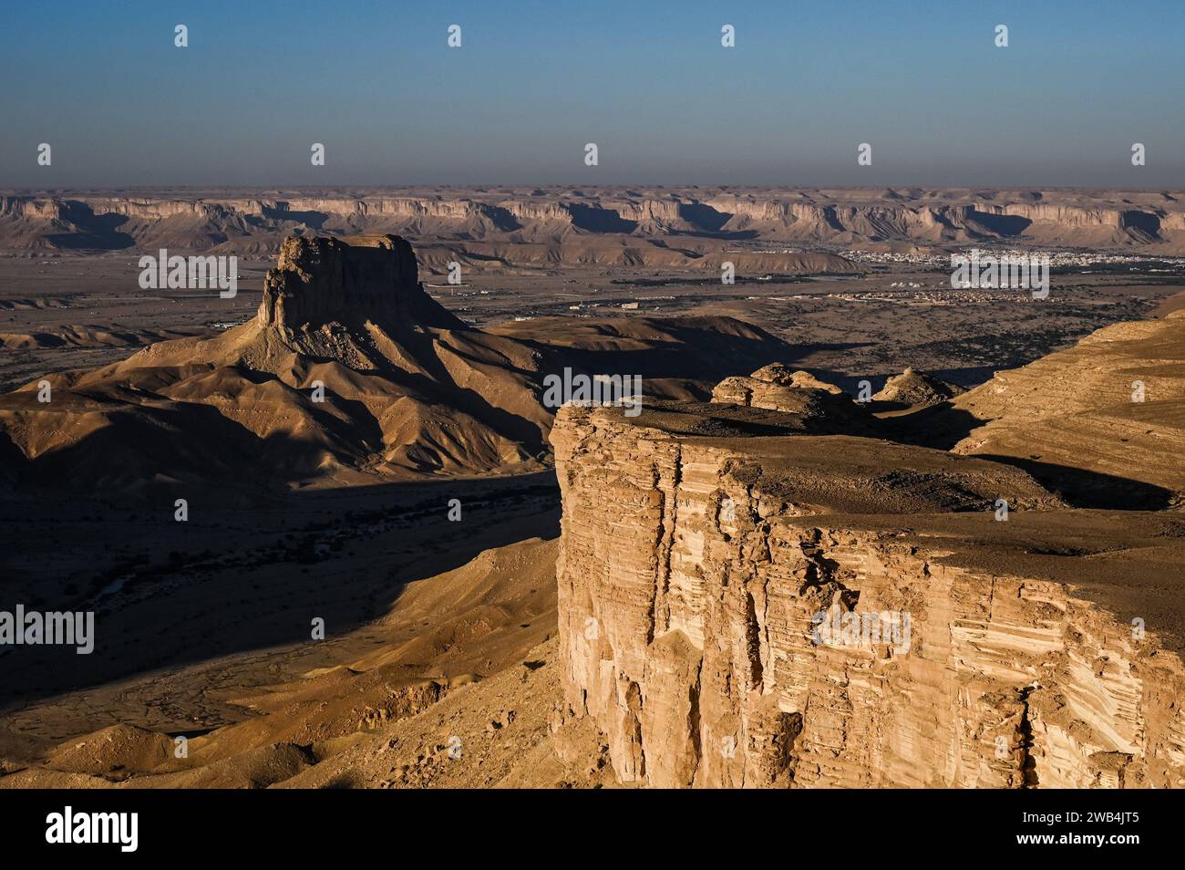 Landscapes during the Stage 3 of the Dakar 2024 on January 8, 2024 ...