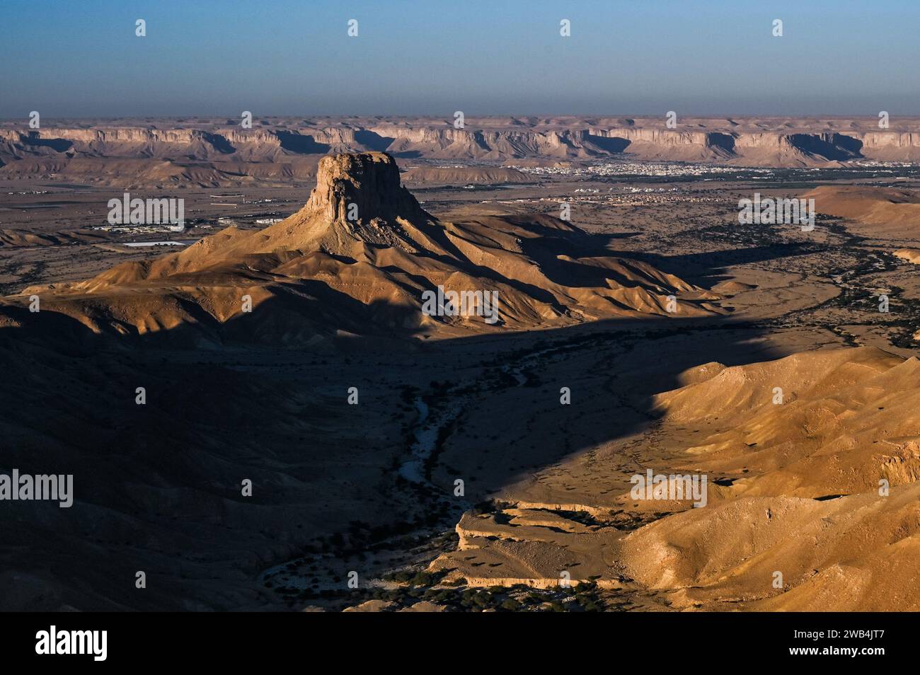Landscapes during the Stage 3 of the Dakar 2024 on January 8, 2024 ...