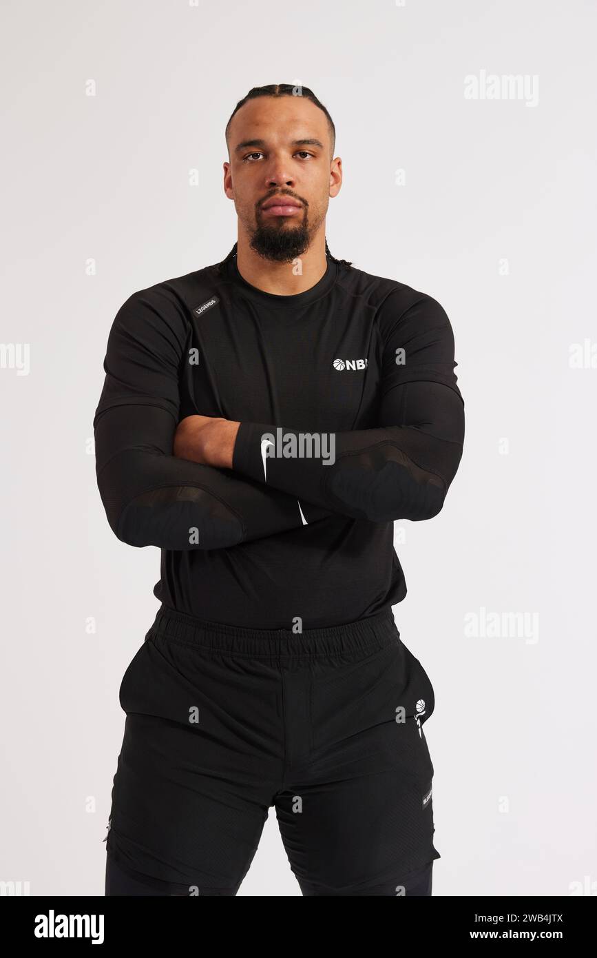 Dillon Brooks poses for a portrait on October 2, 2023 in Houston, Texas ...