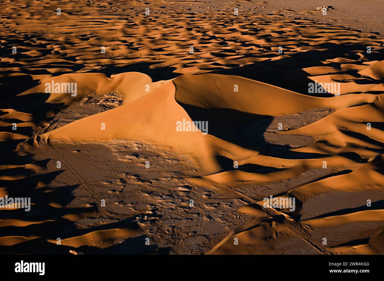 Landscapes during the Stage 3 of the Dakar 2024 on January 8, 2024 ...