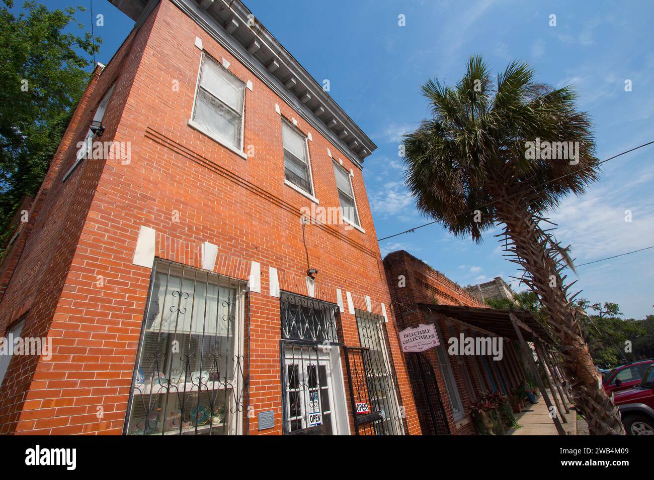 Historic town of Micanopy founded in 1821, south of Gainesville in ...
