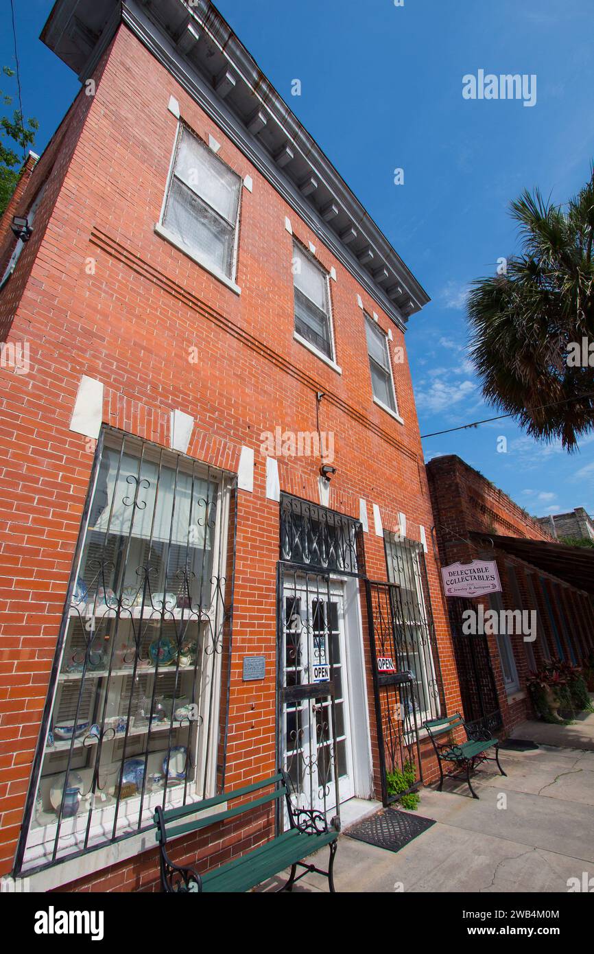 Historic town of Micanopy founded in 1821, south of Gainesville in ...