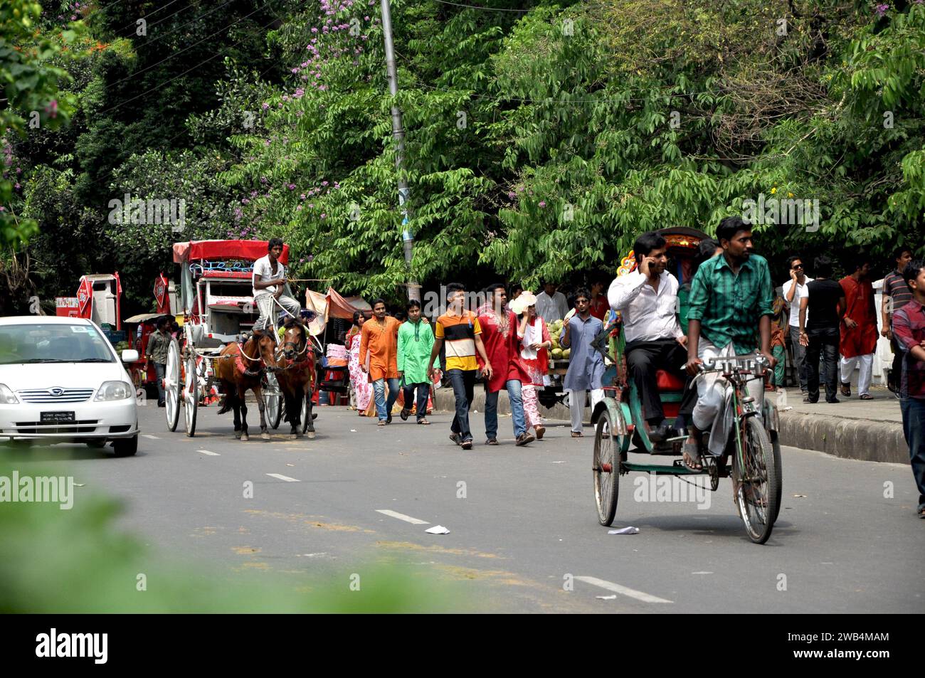 kite carriage is a special tradition of Boishakh at Shahbag, Ramna ...