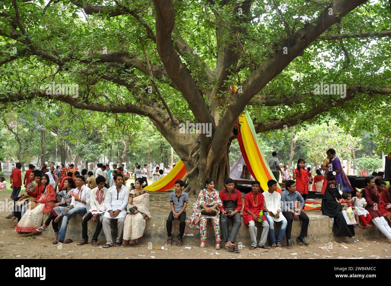 New year celebrations. Shahbag, Dhaka. Bangladesh Stock Photo - Alamy