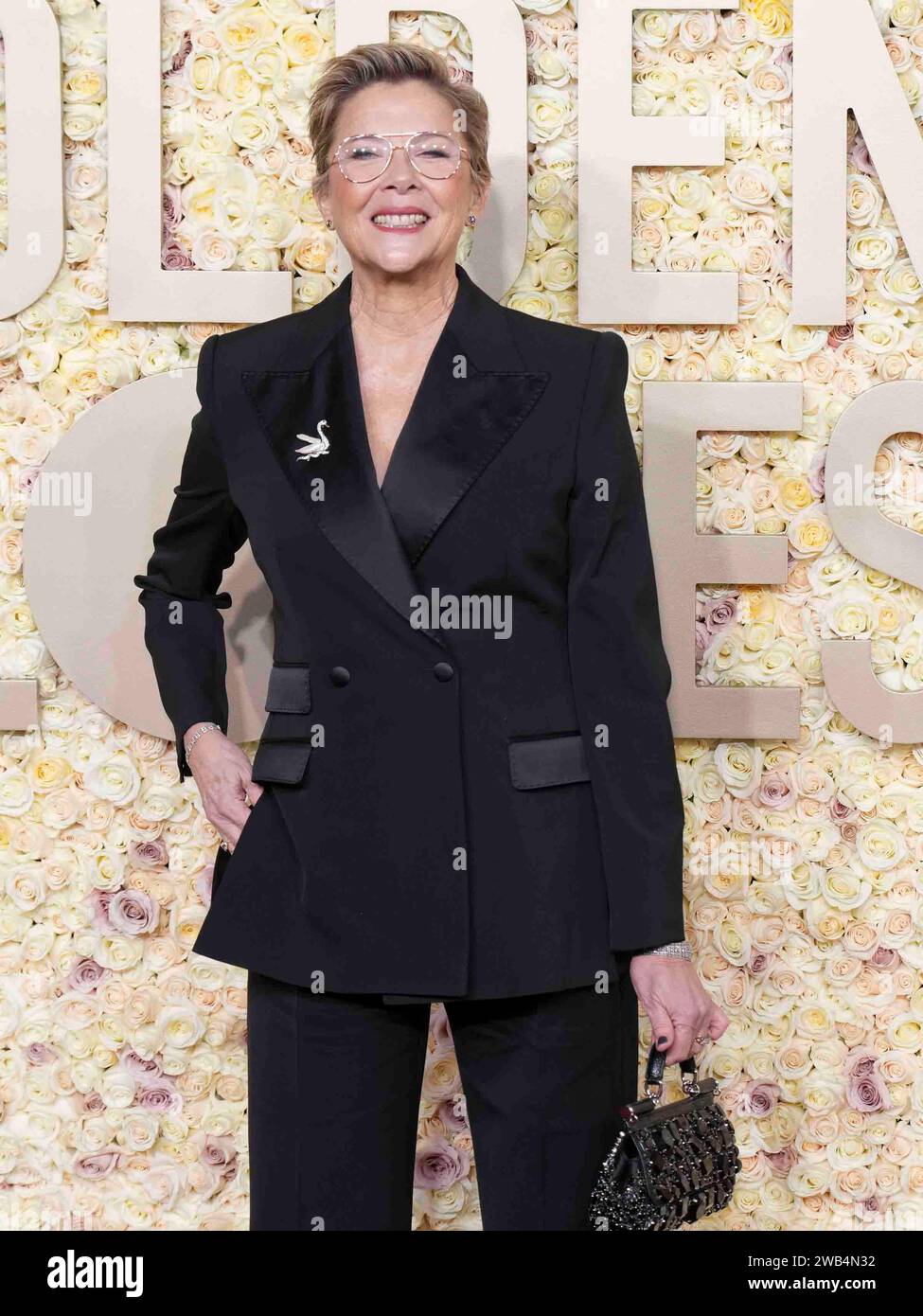 Los Angeles, USA. 07th Jan, 2024. Annette Bening attends the arrivals ...