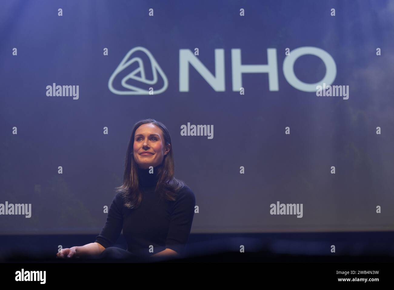 Oslo 20240108.Finland's former Prime Minister Sanna Marin is a foreign ...