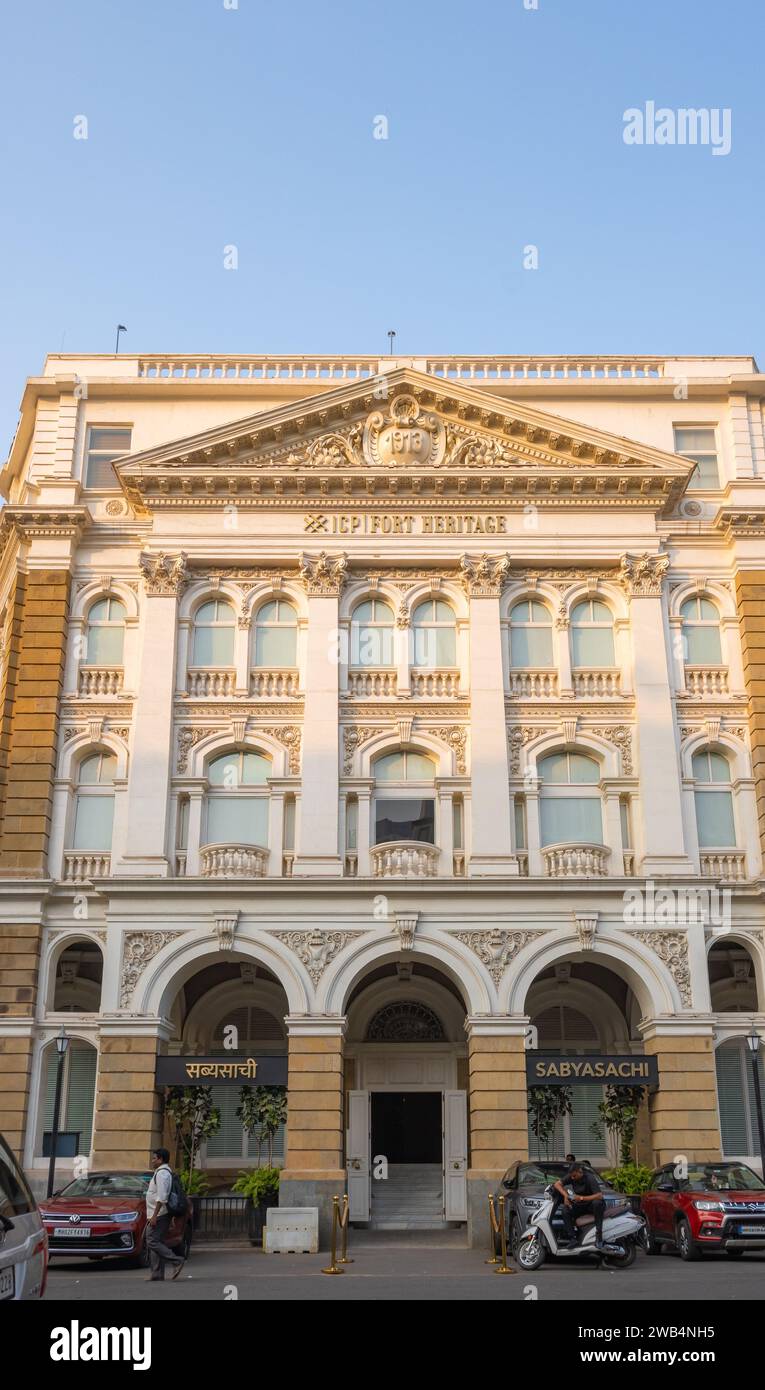 Mumbai, Maharashtra, India, Cityscape with ICP Fort Heritage in Mumbai ...