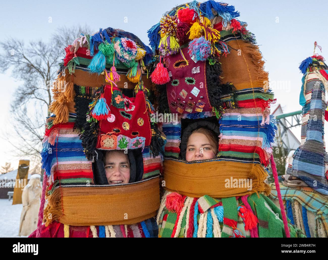 Narewka village, Poland. January 8, 2024: Poland's Orthodox Christian ...