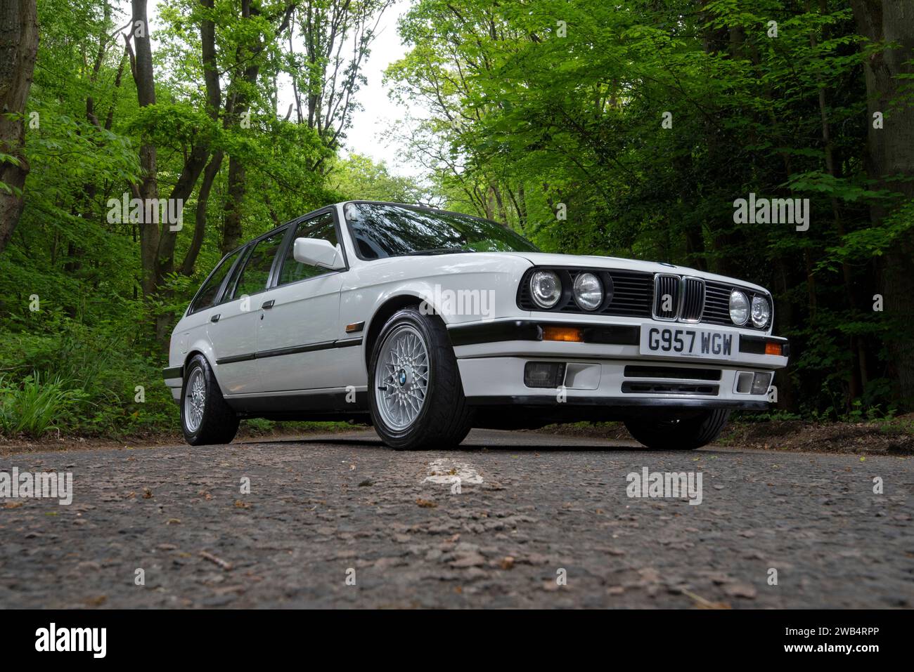 1989 BMW E30 325 Touring classic German estate car Stock Photo - Alamy