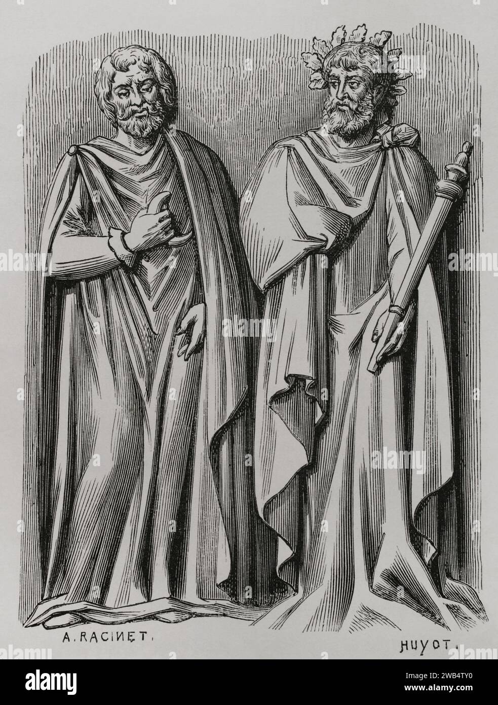 Celtic priest illustration hi-res stock photography and images - Alamy