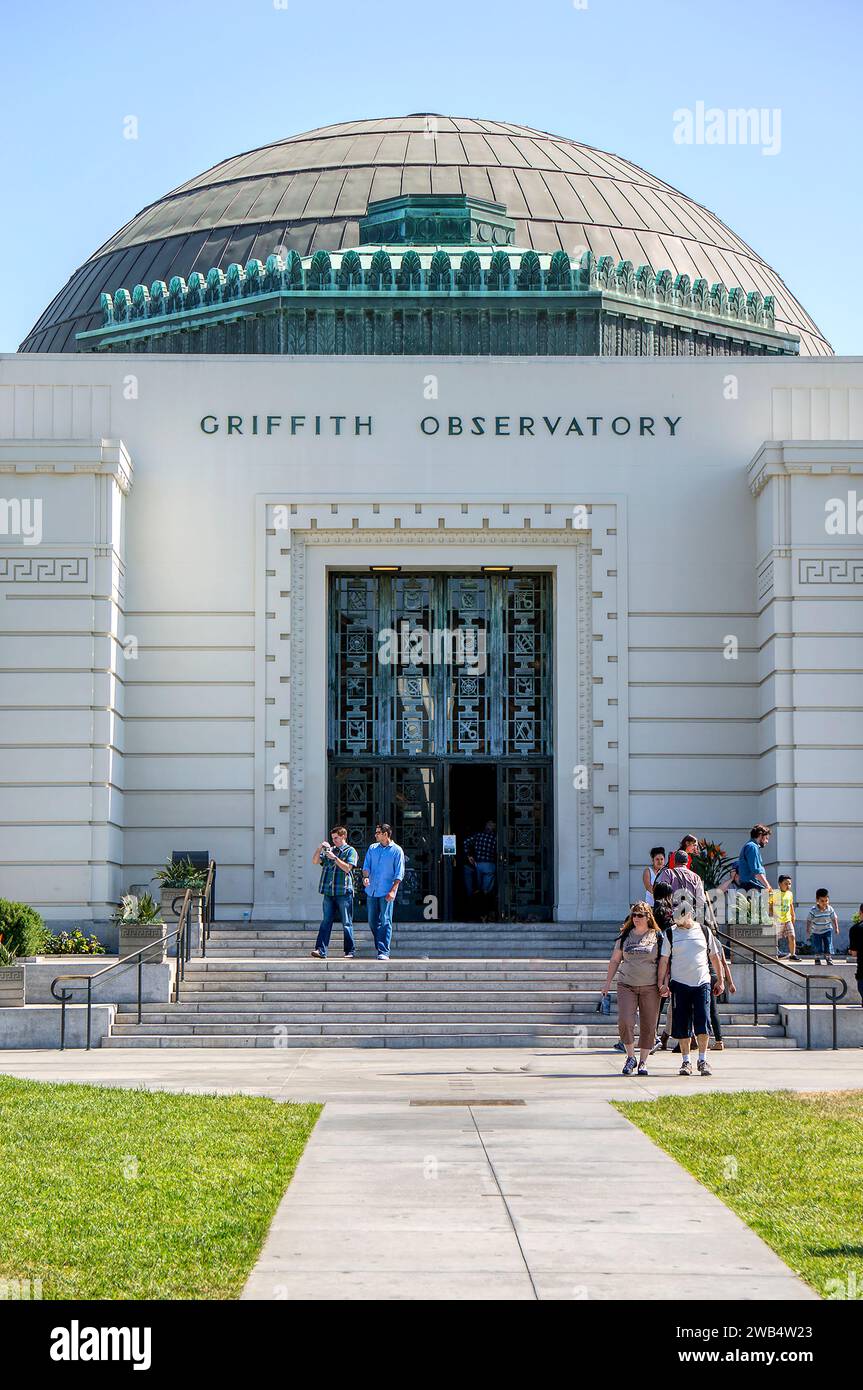 Entrance griffith observatory los angeles hi-res stock photography and ...