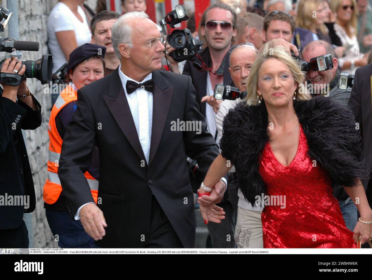 Franz beckenbauer wife heidi beckenbauer hi-res stock photography and ...