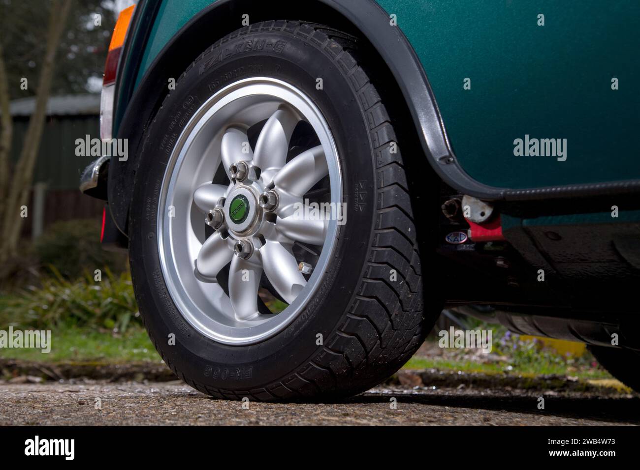 1991 Downton tuned Mini Cooper classic British car Stock Photo - Alamy