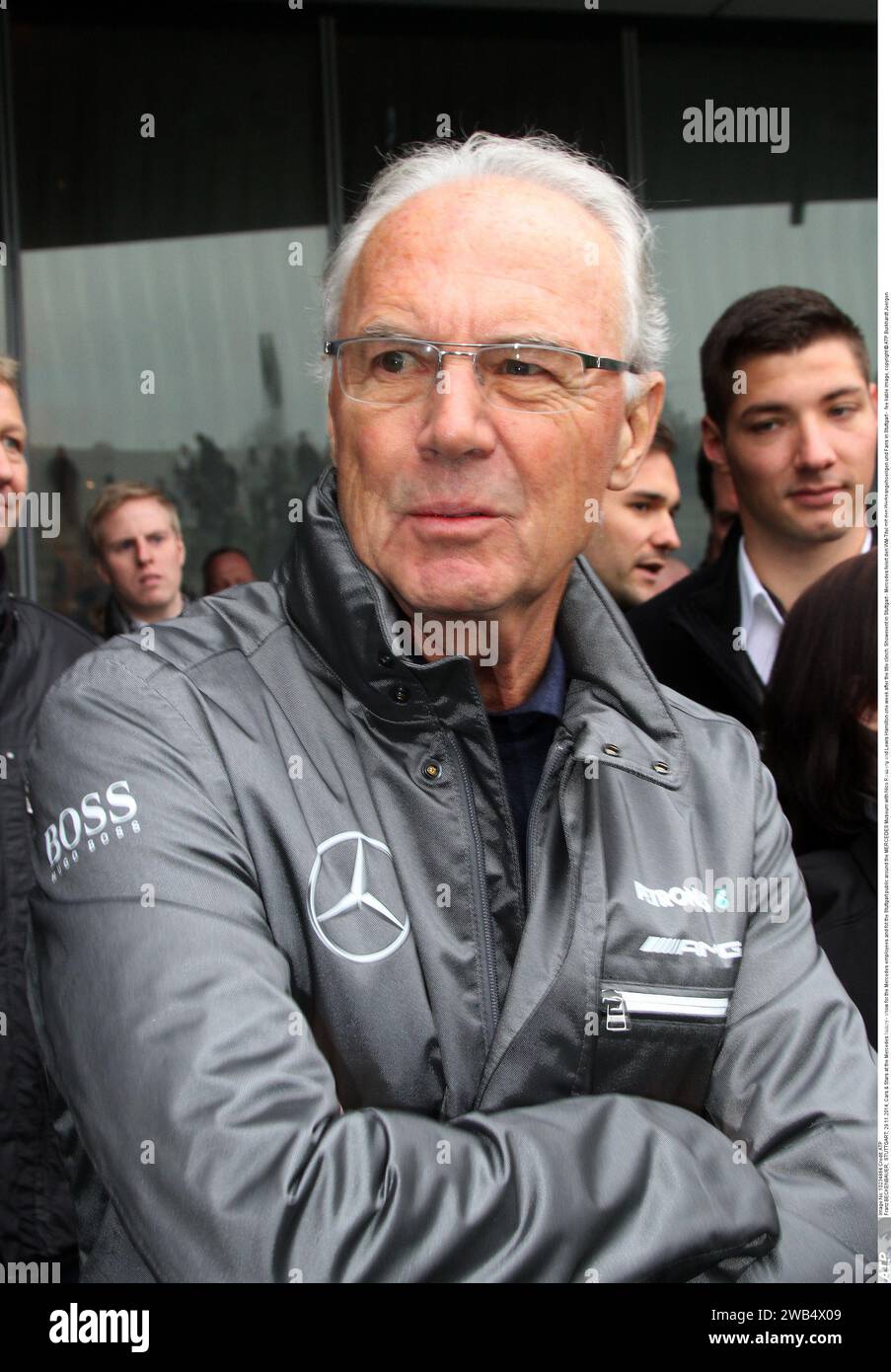 World title celebration with mercedes employees hi-res stock ...
