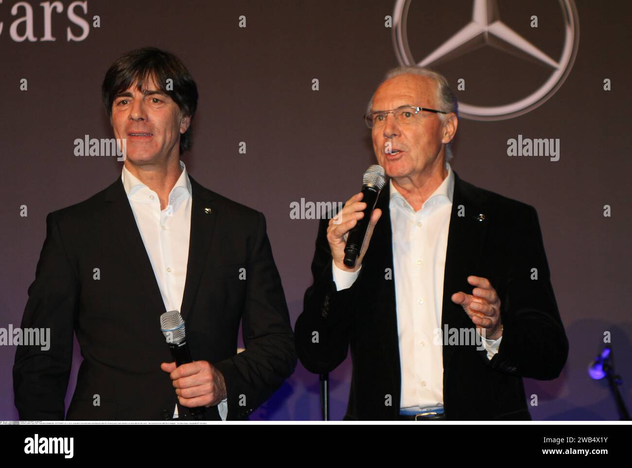 Stuttgart, Germany. 29th Nov, 2014. Football Legend FRANZ BECKENBAUER ...