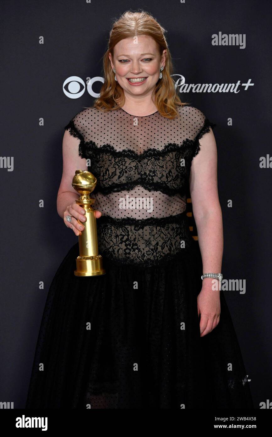 Sarah Snook mit dem Preis für die besten Hauptdarstellerin in der Drama ...