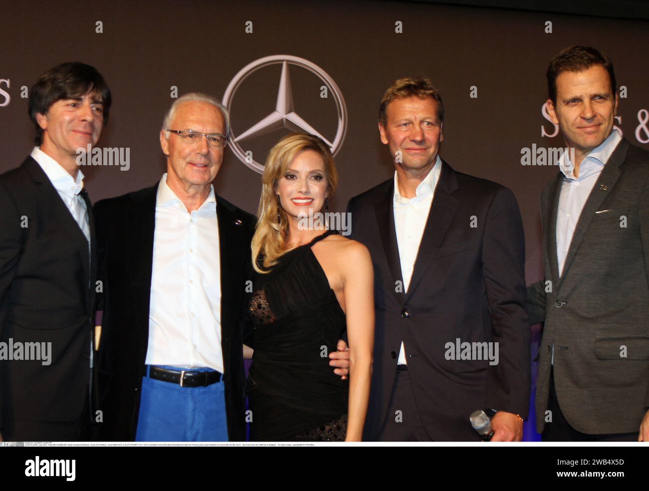 Stuttgart, Germany. 29th Nov, 2014. Football Legend FRANZ BECKENBAUER ...