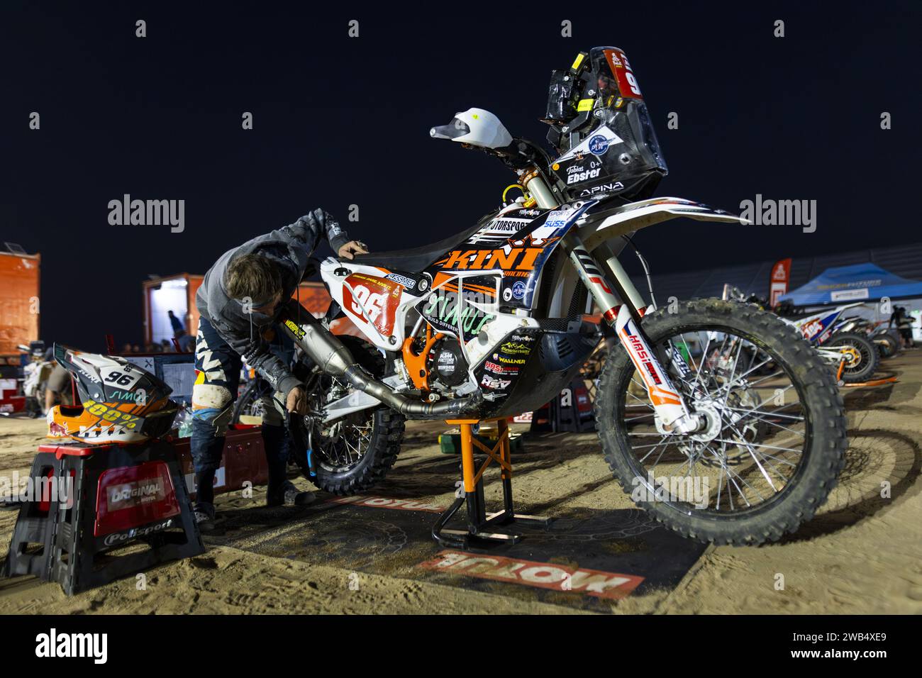 EBSTER Tobias (aut), Kini Rally Racing Team, KTM, Moto, Originals by Motul, FIM W2RC, portrait ...