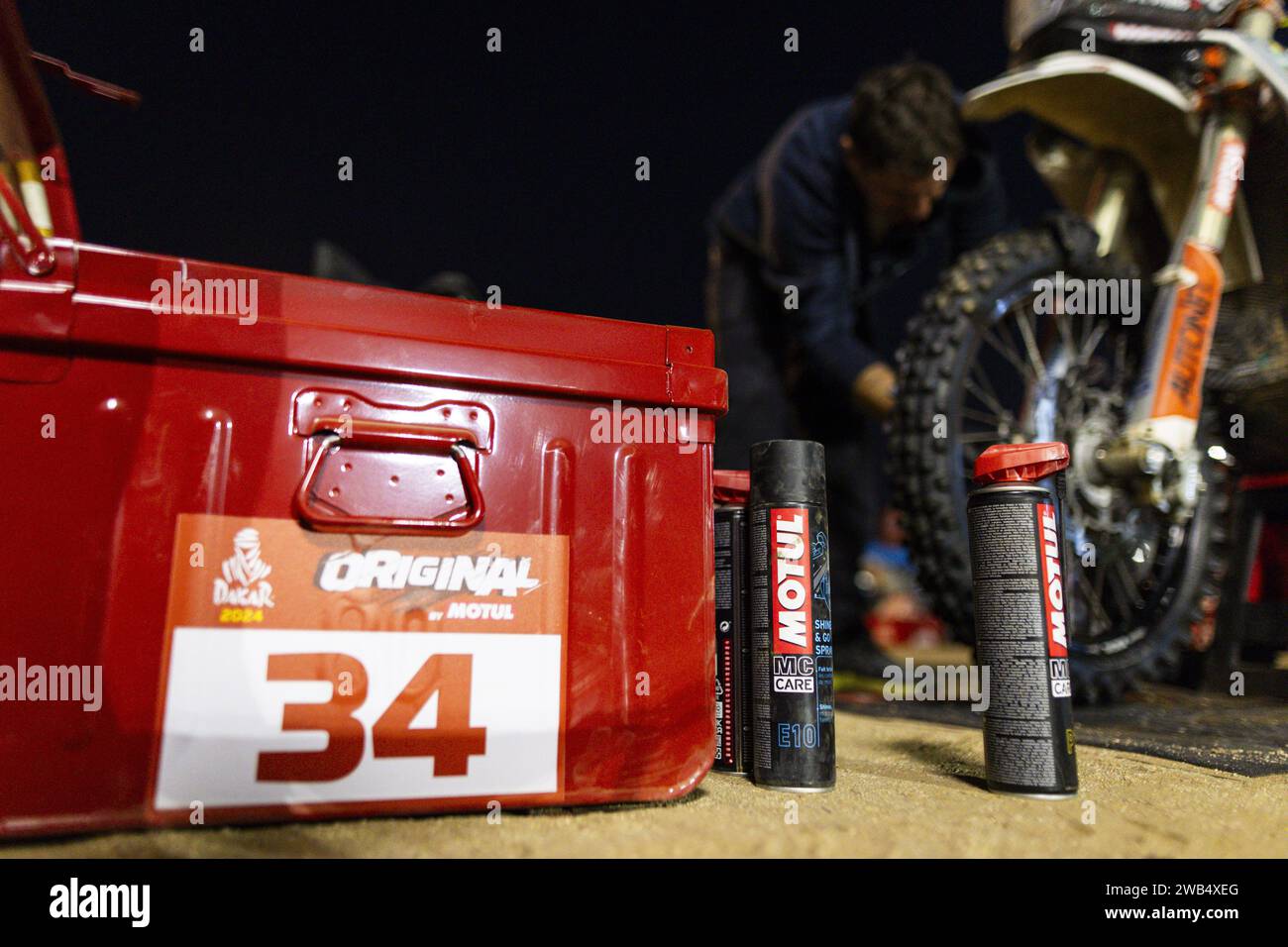 Illustration, Original by Motul during the Stage 2 of the Dakar 2024 on ...