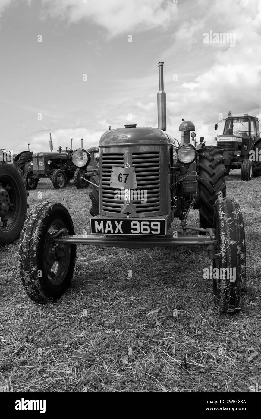 Low Ham.Somerset.United Kingdom.July 23rd 2023.A restored David Bown 25 ...