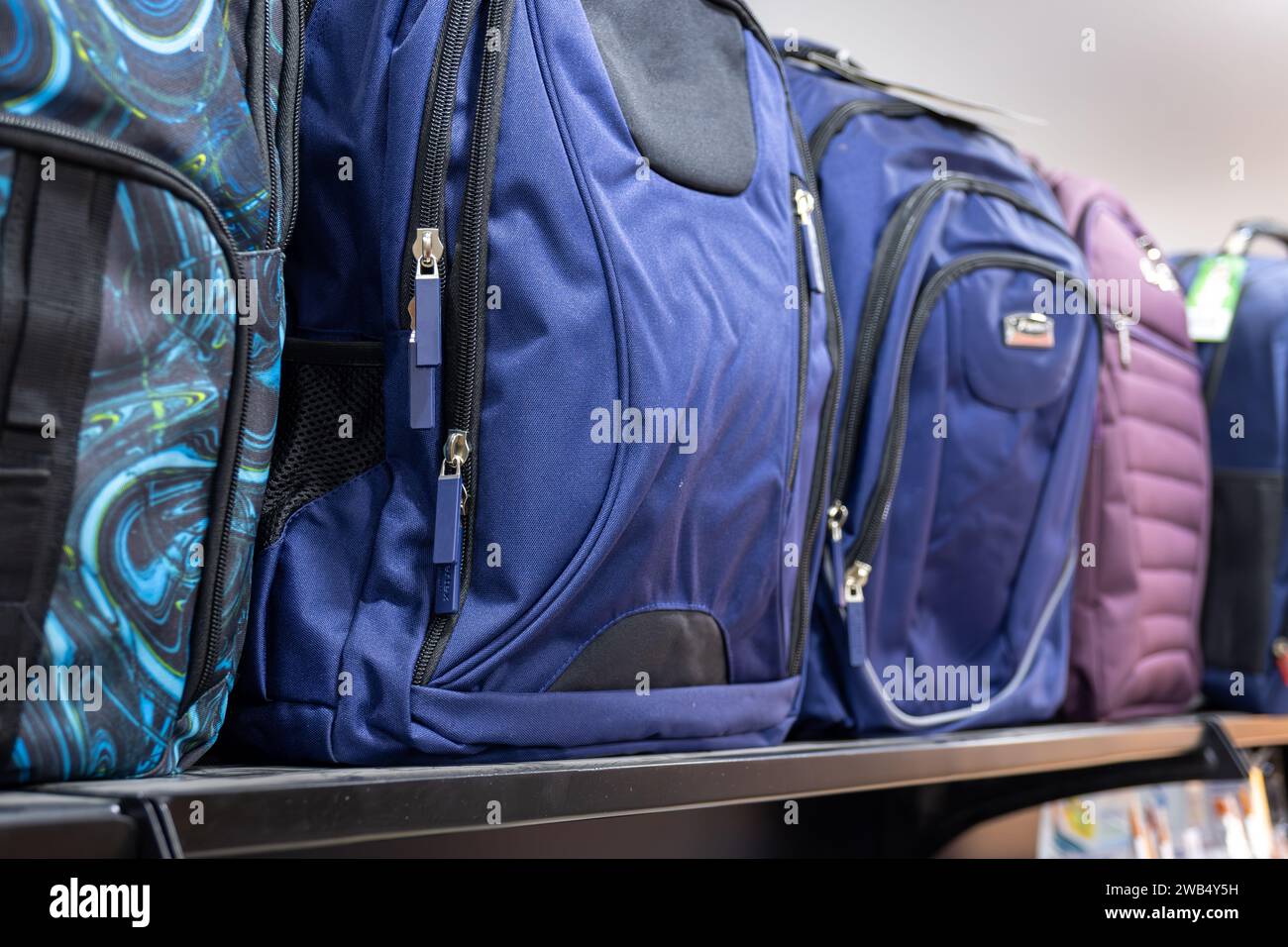 Shopper with primary bags hi-res stock photography and images - Alamy