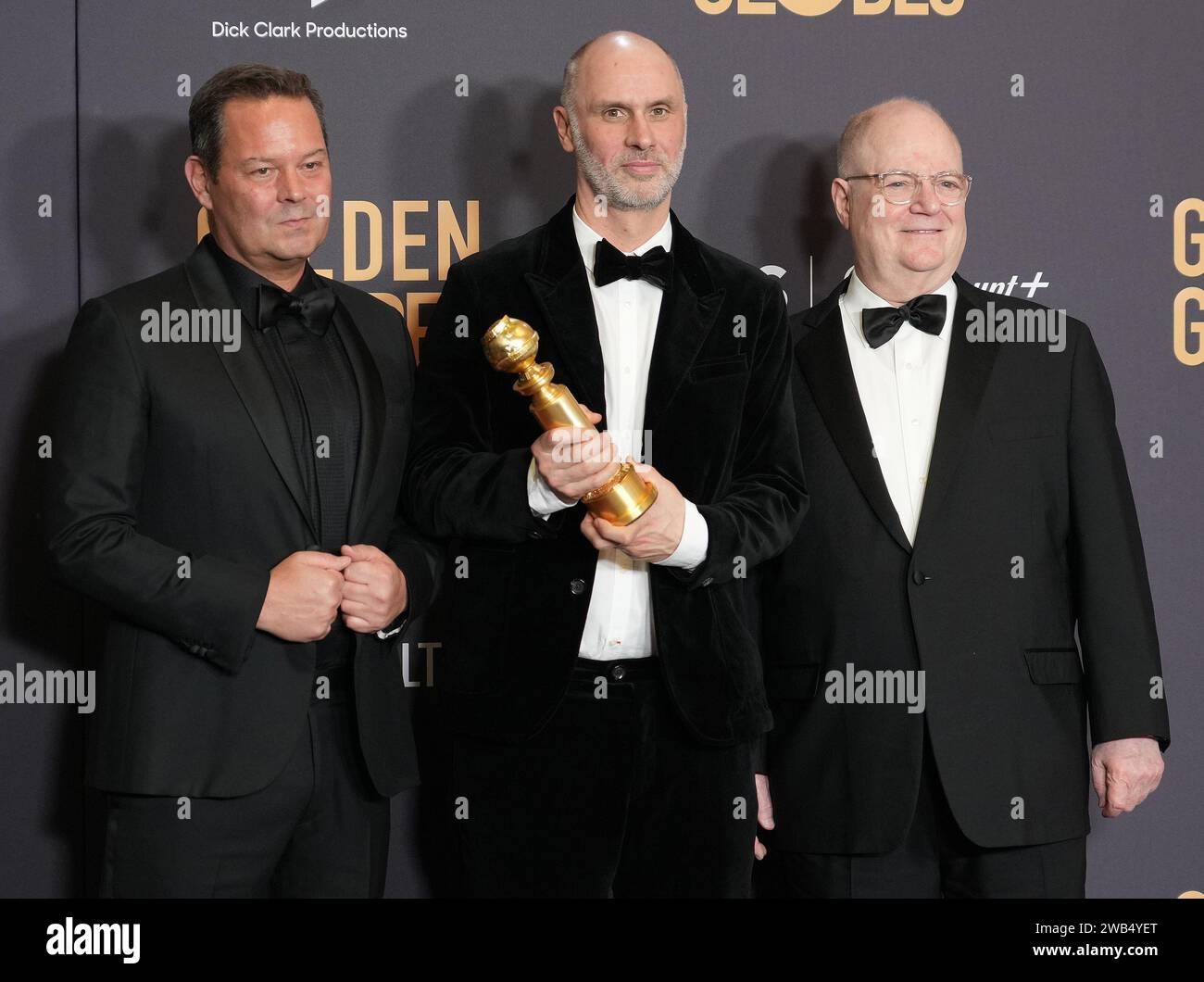 Los Angeles, USA. 07th Jan, 2024. (L-R) Kevin J. Messick, Jesse ...