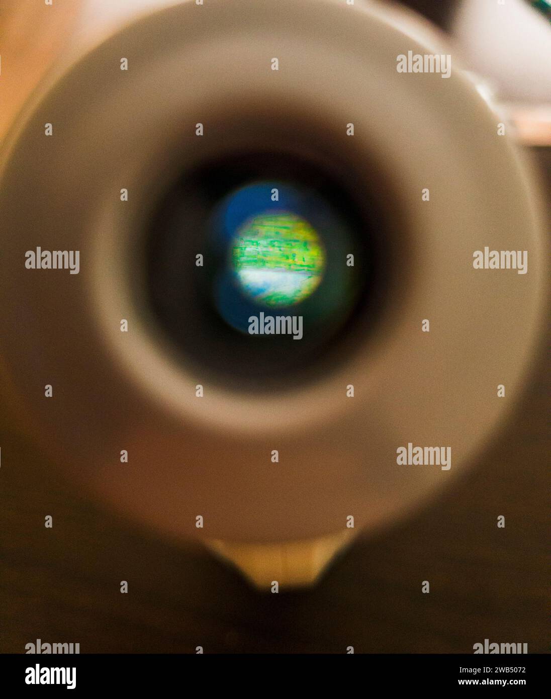Close up shot of the cells under microscope Stock Photo - Alamy