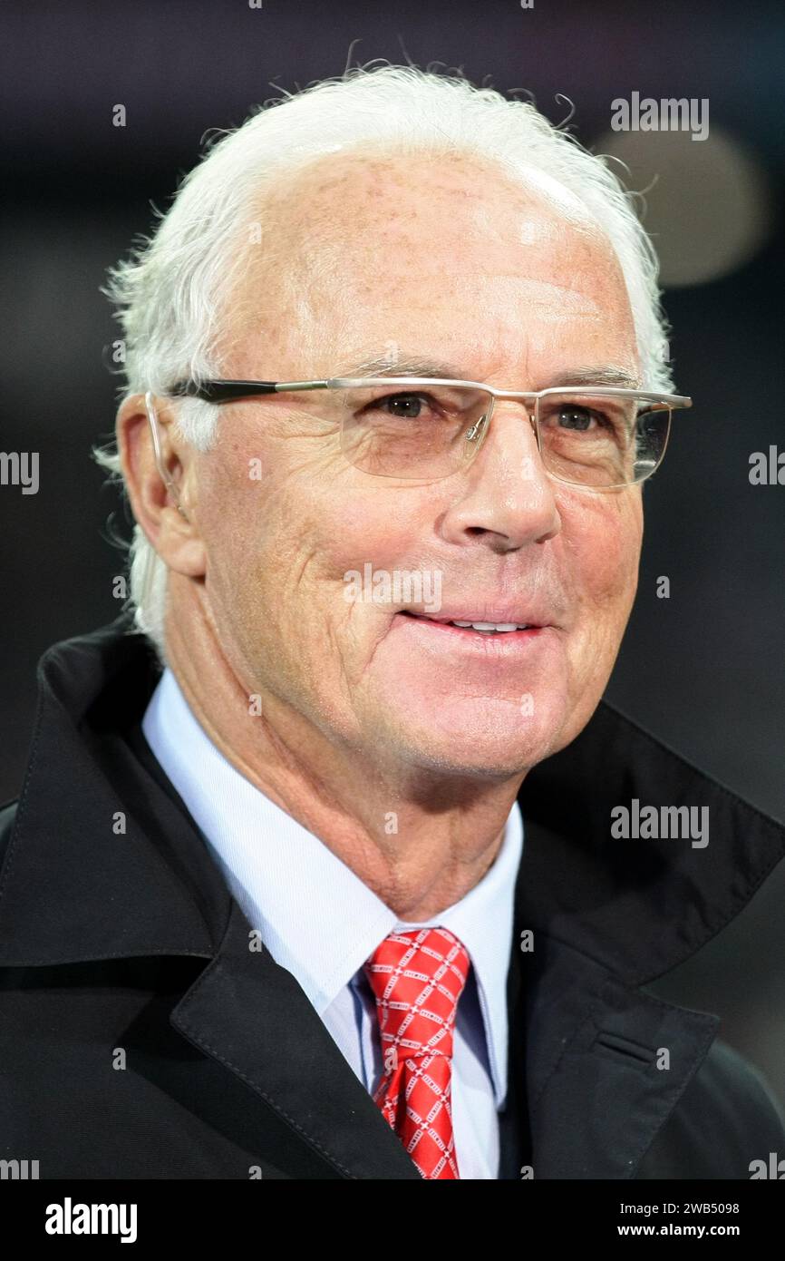 Franz Beckenbauer Fussball UEFA Championsleague Halbfinale Hinspiel ...