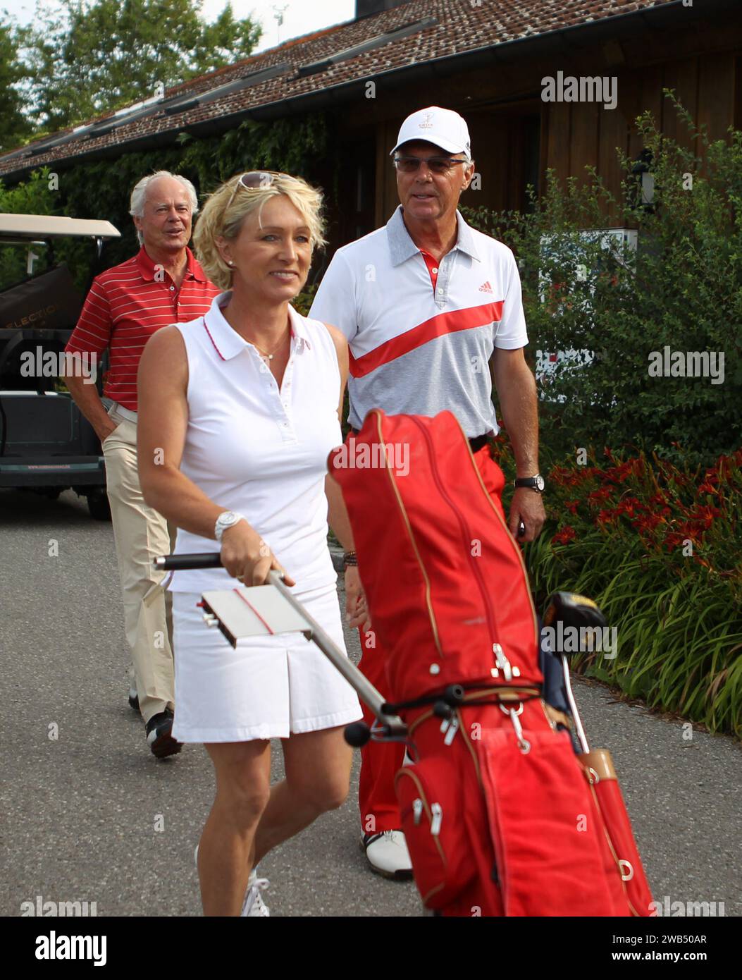 Franz Beckenbauer mit seiner Frau Heidrun Charity Golfturnier FC Bayern ...
