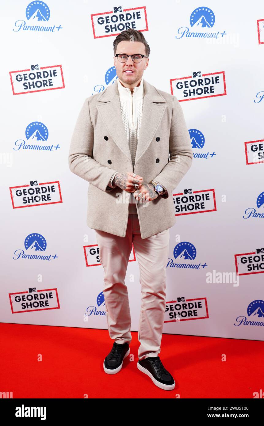 Kyle Christie attending a screening of Geordie Shore at the Soho Hotel ...