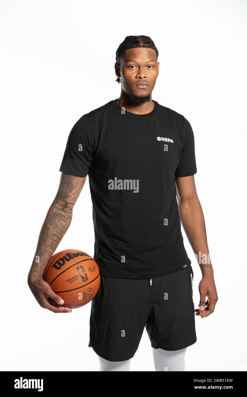 Cam Reddish poses for a portrait on October 2, 2023 in Los Angeles ...