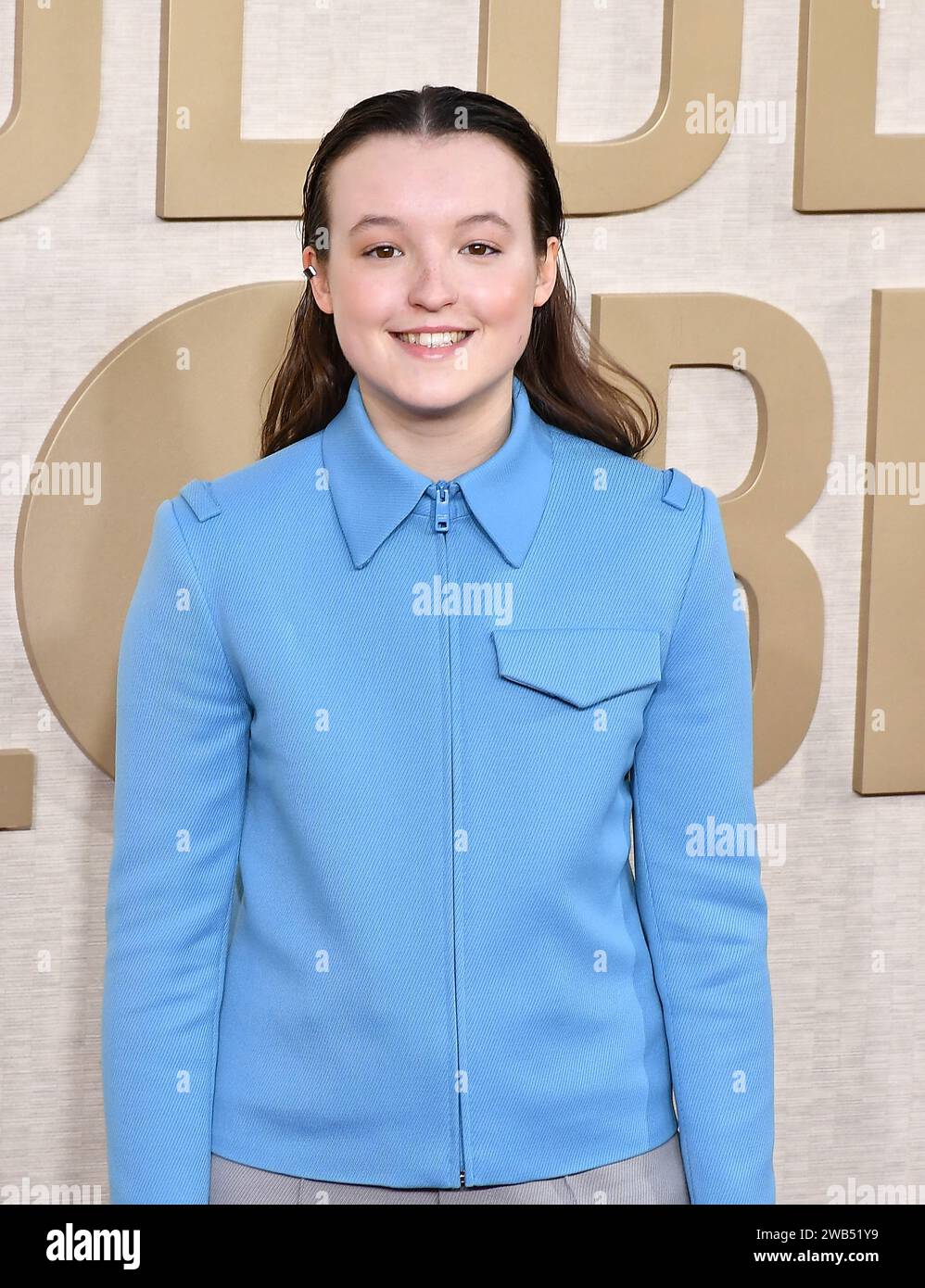 Bella Ramsey attends the 81st Annual Golden Globe Awards at The Beverly ...