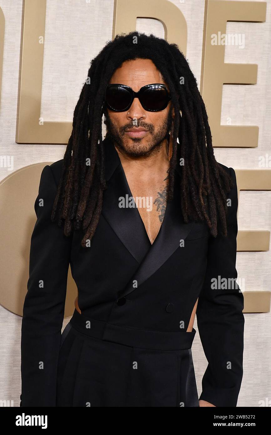 Beverly Hills, USA. 08th Jan, 2024. Lenny Kravitz attends the 81st ...