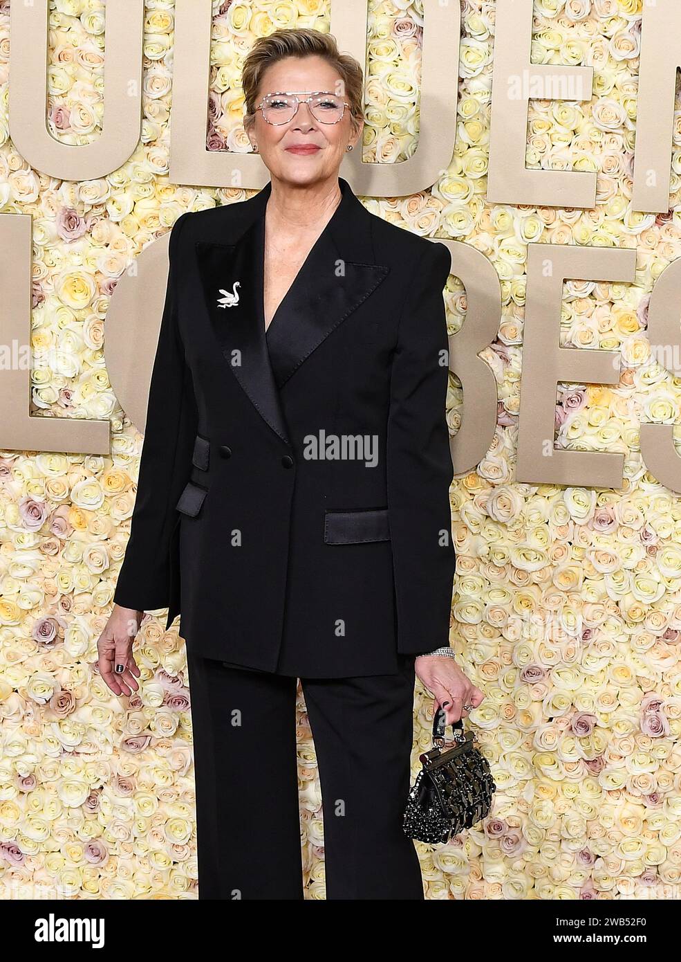 Annette Bening attends the 81st Annual Golden Globe Awards at The ...
