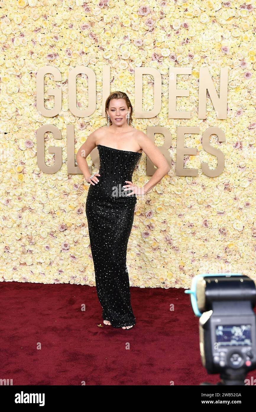Elizabeth Banks attends the 81st Annual Golden Globe Awards at The ...