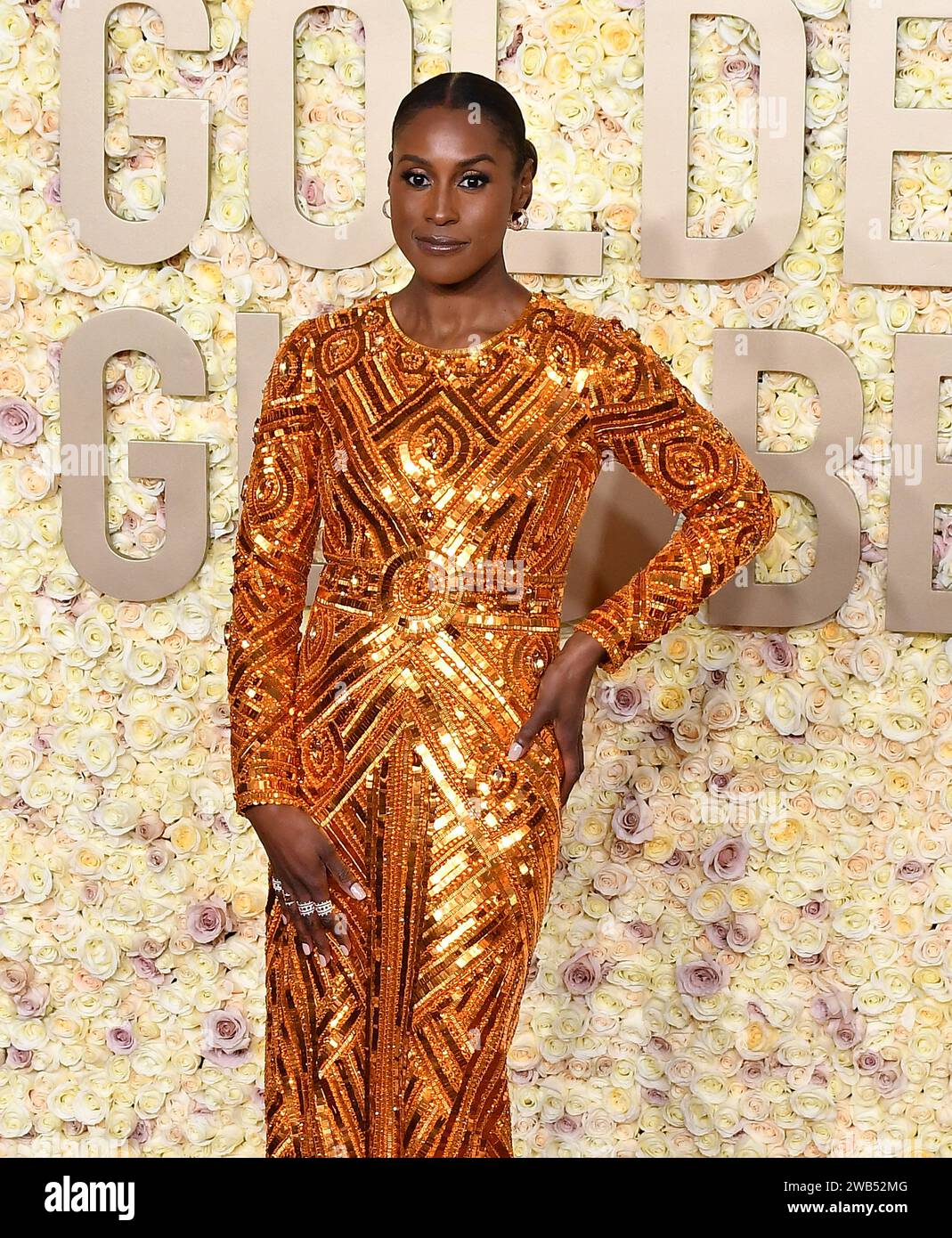 Beverly Hills, USA. 08th Jan, 2024. Issa Rae attends the 81st Annual ...