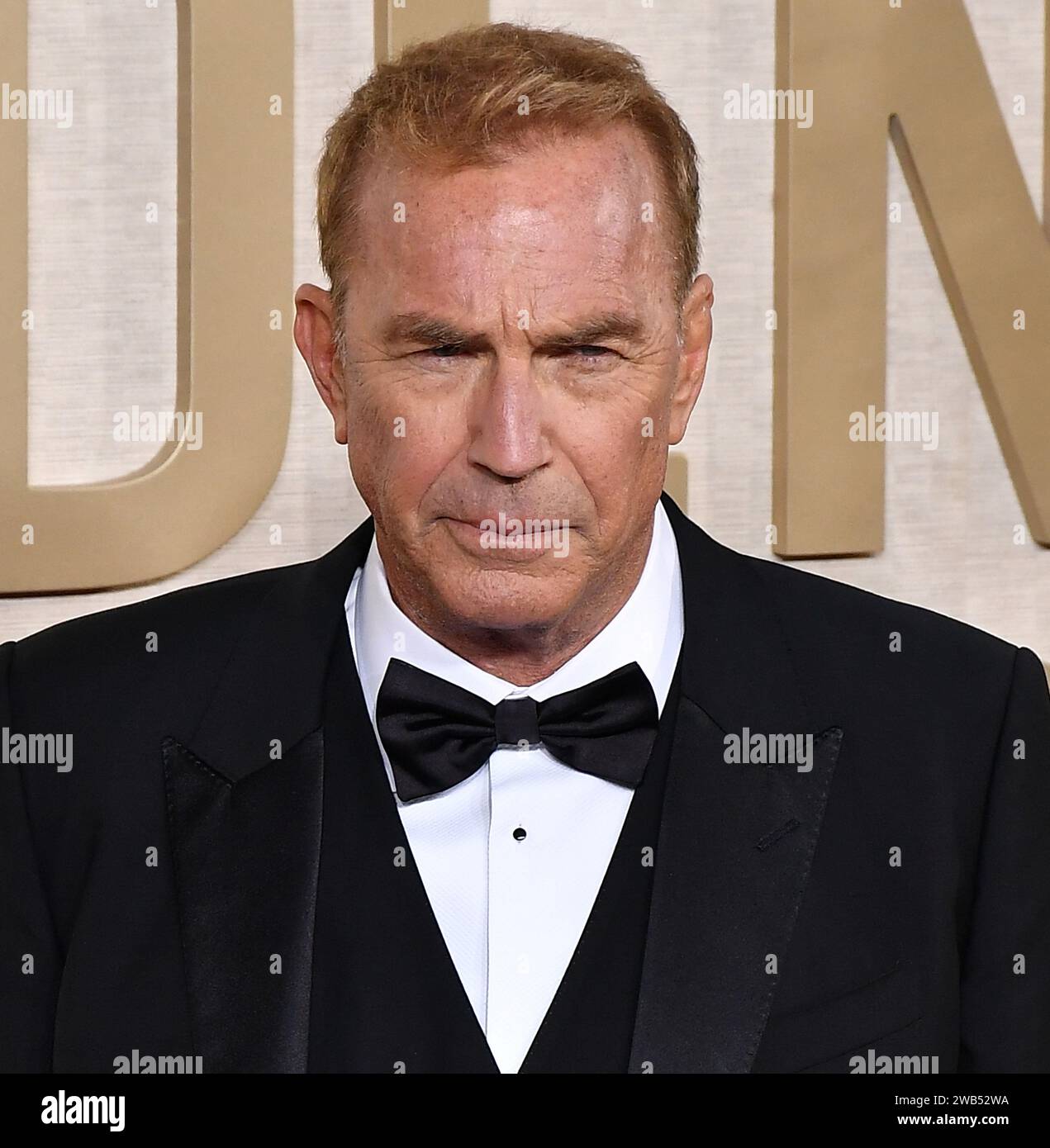 Beverly Hills, USA. 08th Jan, 2024. Kevin Costner attends the 81st ...