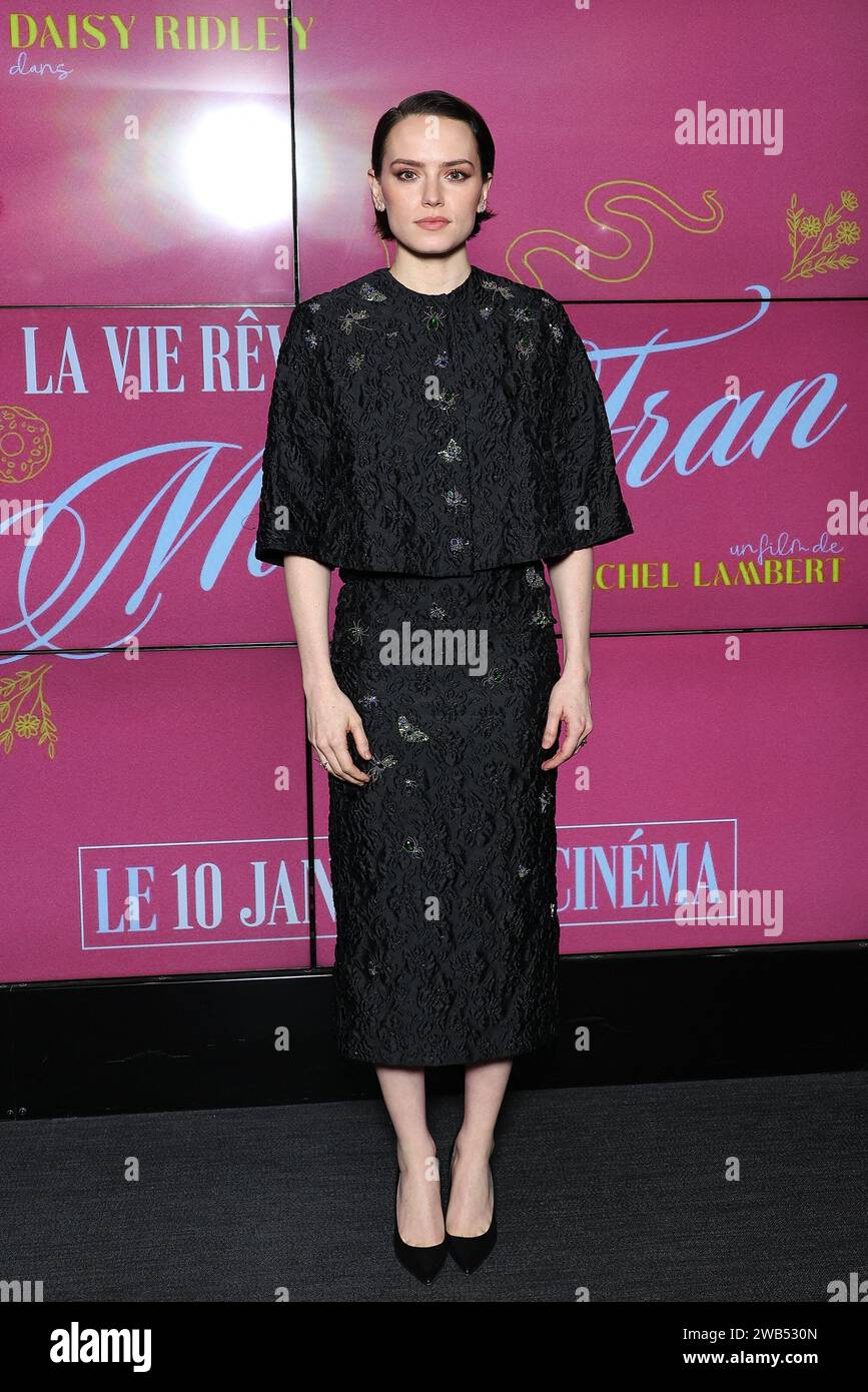 Paris, France. 08th Jan, 2024. Daisy Ridley attends 'La Vie revee de ...