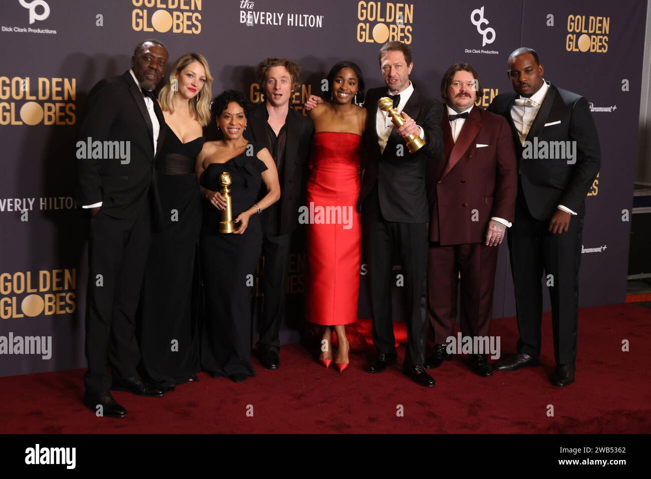 Beverly Hills, USA. 07th Jan, 2024. (L-R) Edwin Lee Gibson, Abby ...