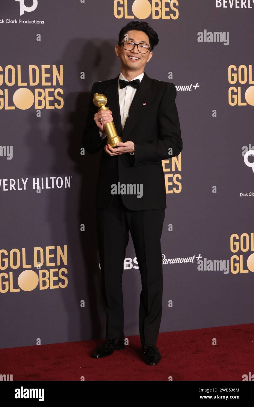 Beverly Hills, USA. 07th Jan, 2024. Lee Sung Jin, winner of the Limited Series, Anthology Series ...