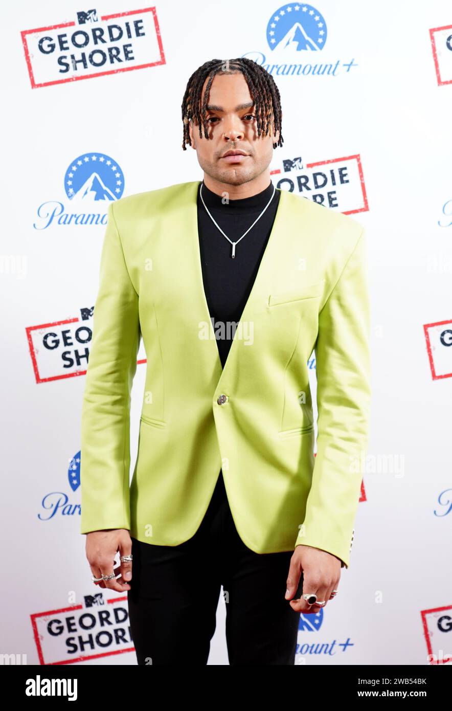 Nathan Henry attending a screening of Geordie Shore at the Soho Hotel ...