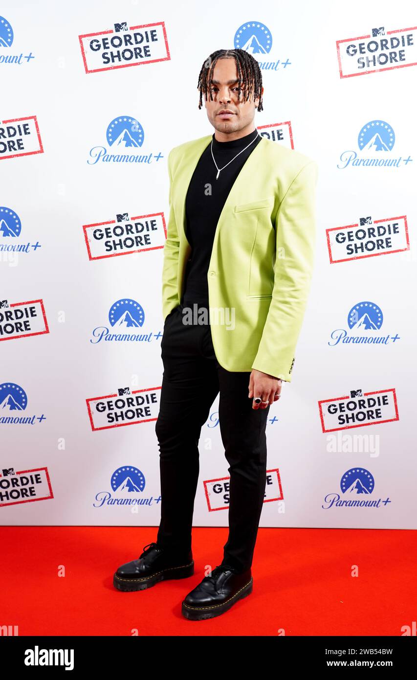 Nathan Henry attending a screening of Geordie Shore at the Soho Hotel ...