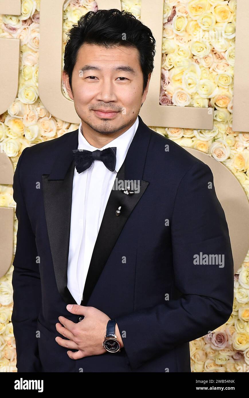 Beverly Hills, USA. 08th Jan, 2024. Simu Liu attends the 81st Annual ...