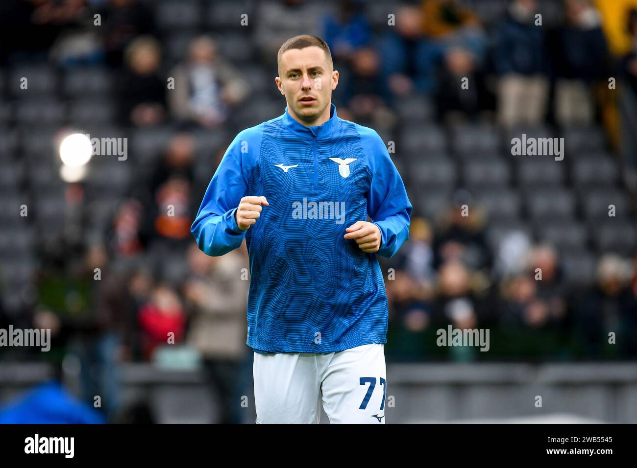 Udine, Italy. 07th Jan, 2024. Lazio's Adam Marusic portrait during ...