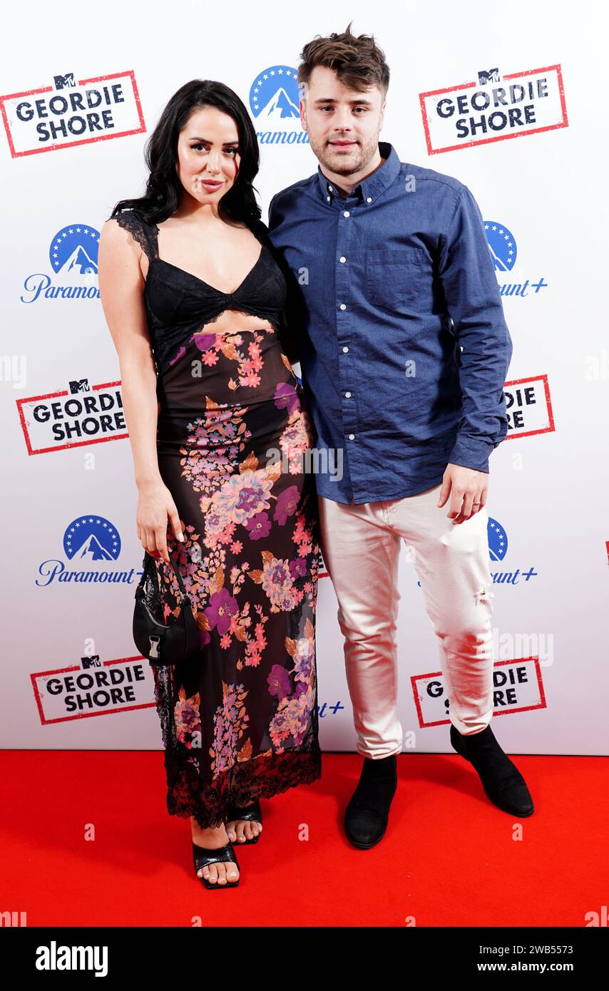 Marnie Simpson and Casey Johnson ?attending a screening of Geordie ...