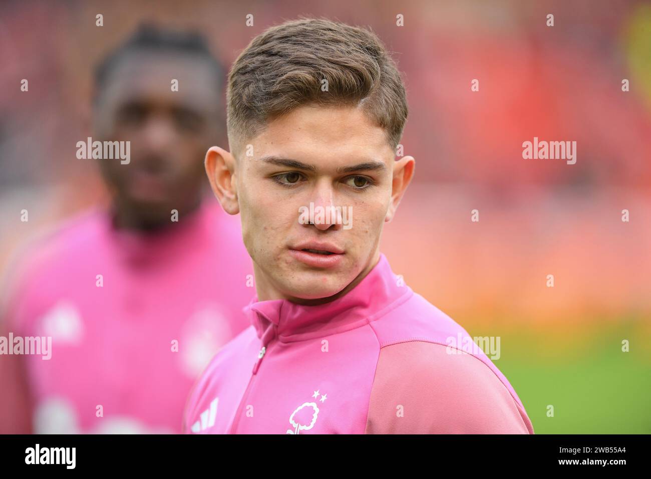 Brandon Aguilera of Nottingham Forest during the FA Cup Third Round ...