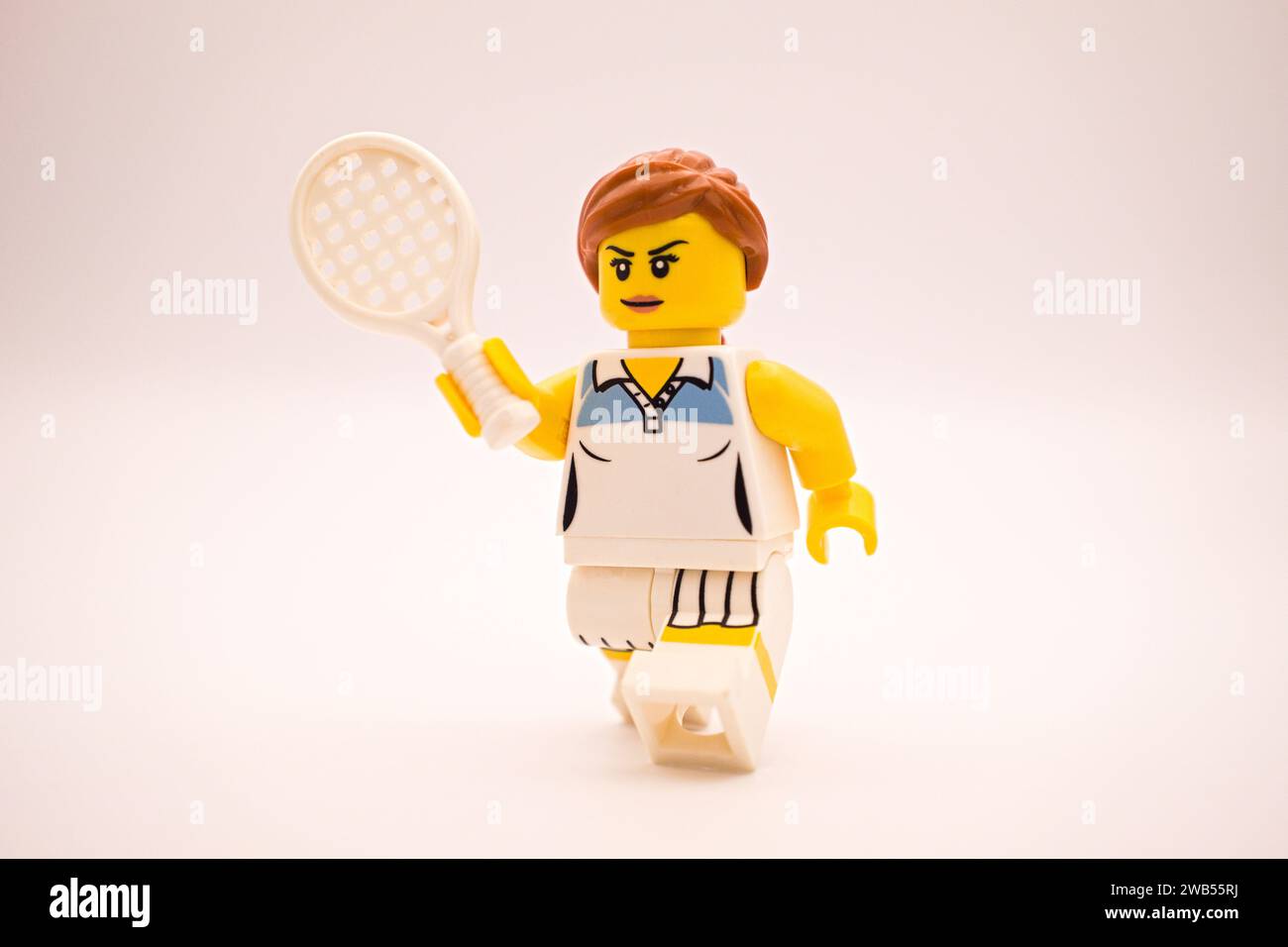 Warsaw, Poland, January 7th 2024. Handyman. Beware: under construction ...